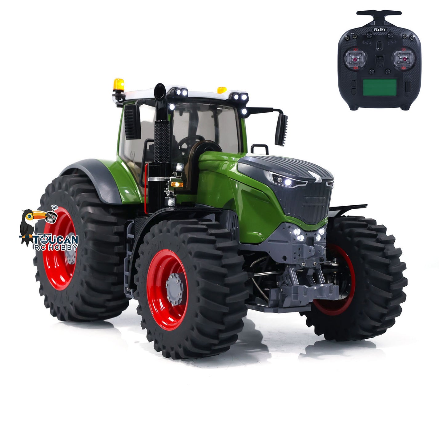 LESU 1/16 4X4 Fendt 1050 RC Tractors Metal Chassis Ready to Run Car Di ...
