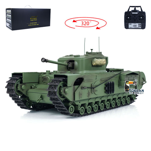 1/16 Tongde RC Battle Tank Churchill Mk.VII Remote Controlled Panzer E ...