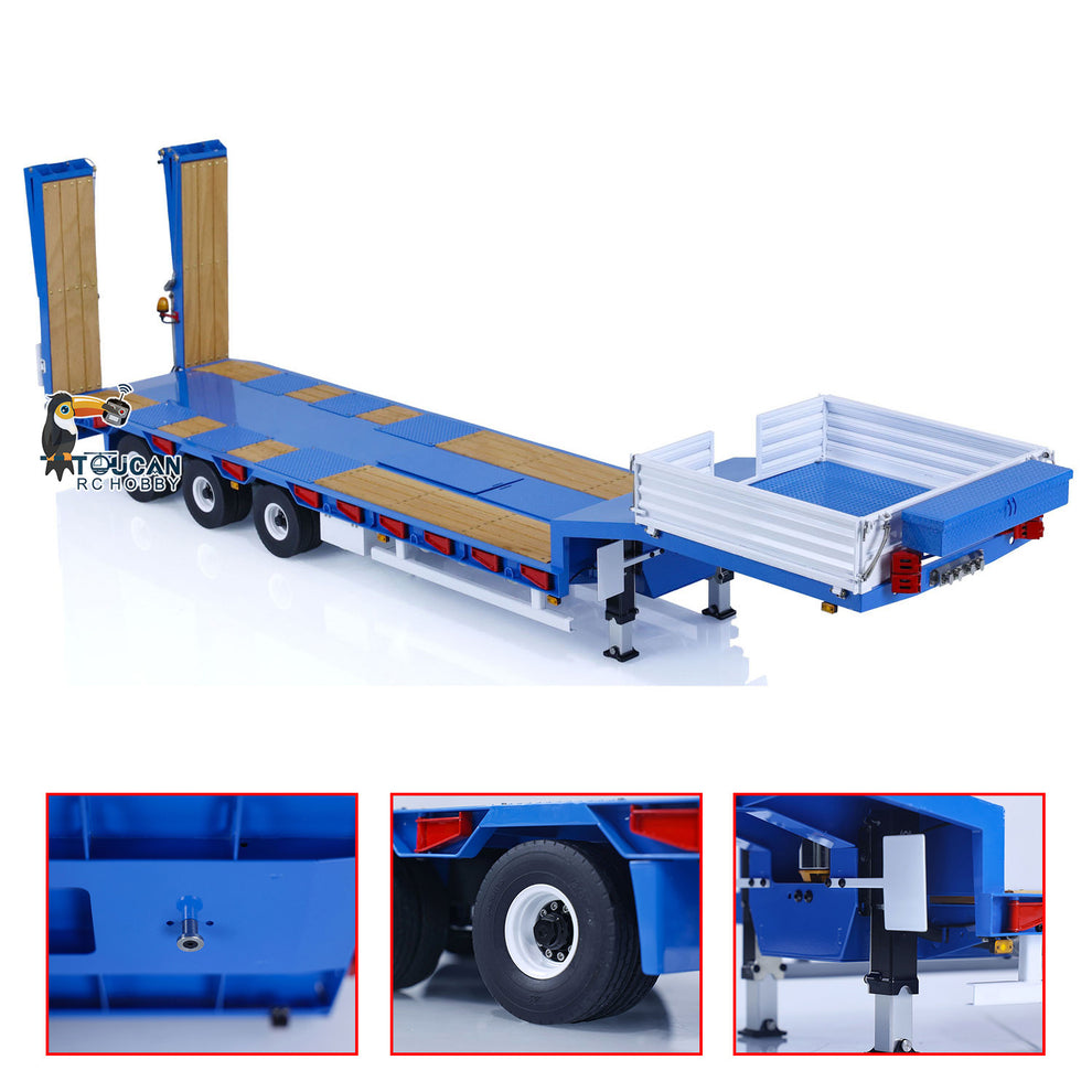 In Stock Metal Trailer for LESU 1/14 Hydraulic RC Truck Radio Control ...