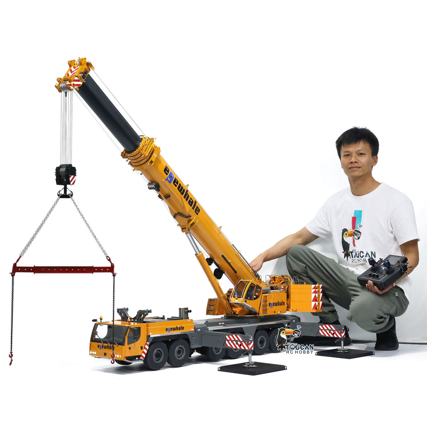 Eyewhale 1/14 6 Axles LTM1350 RC Hydraulic Mobile Cranes – TOUCAN RC HOBBY