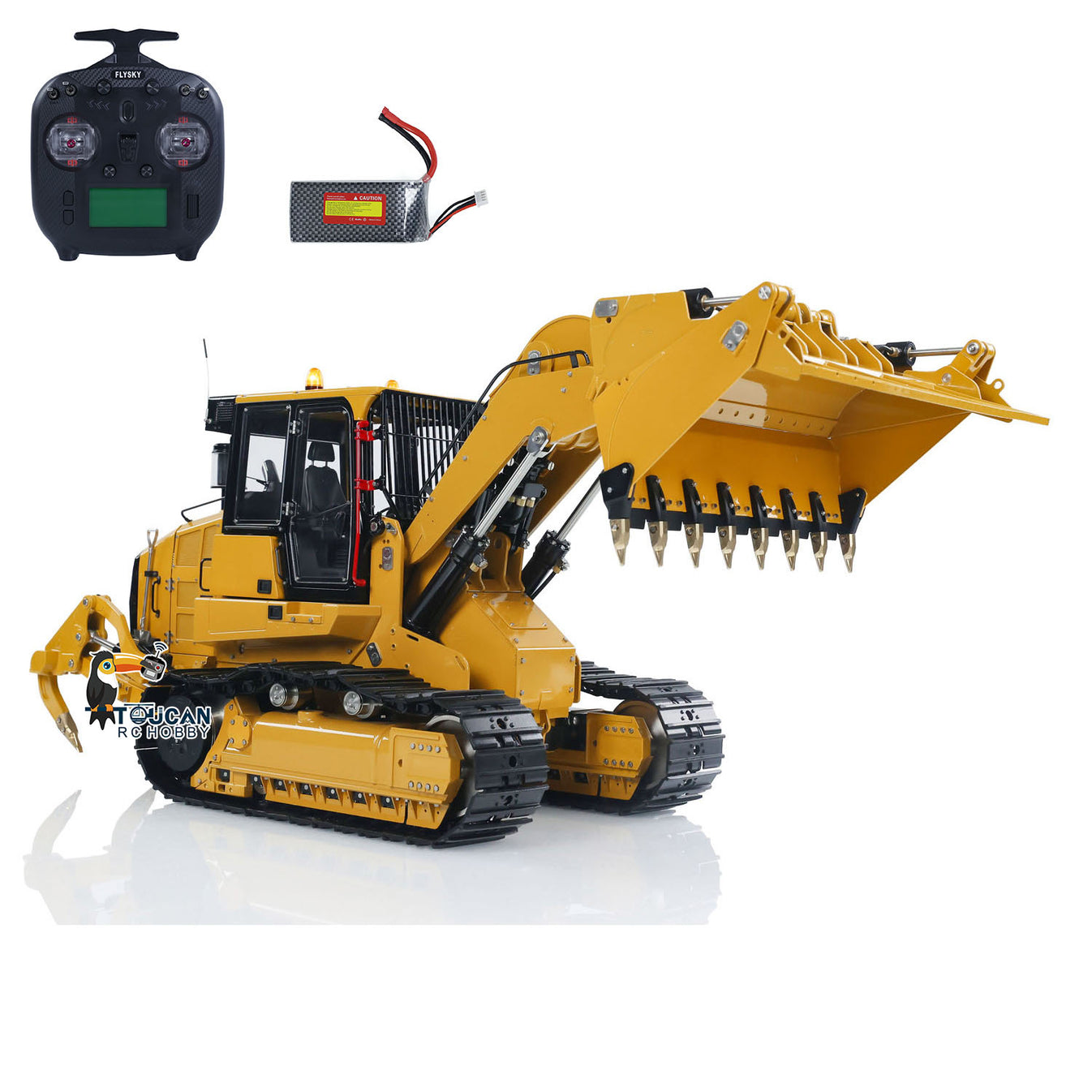 1/14 LESU 973K RC Hydraulic Loaders Upgrade Version Tracks Car Model K ...