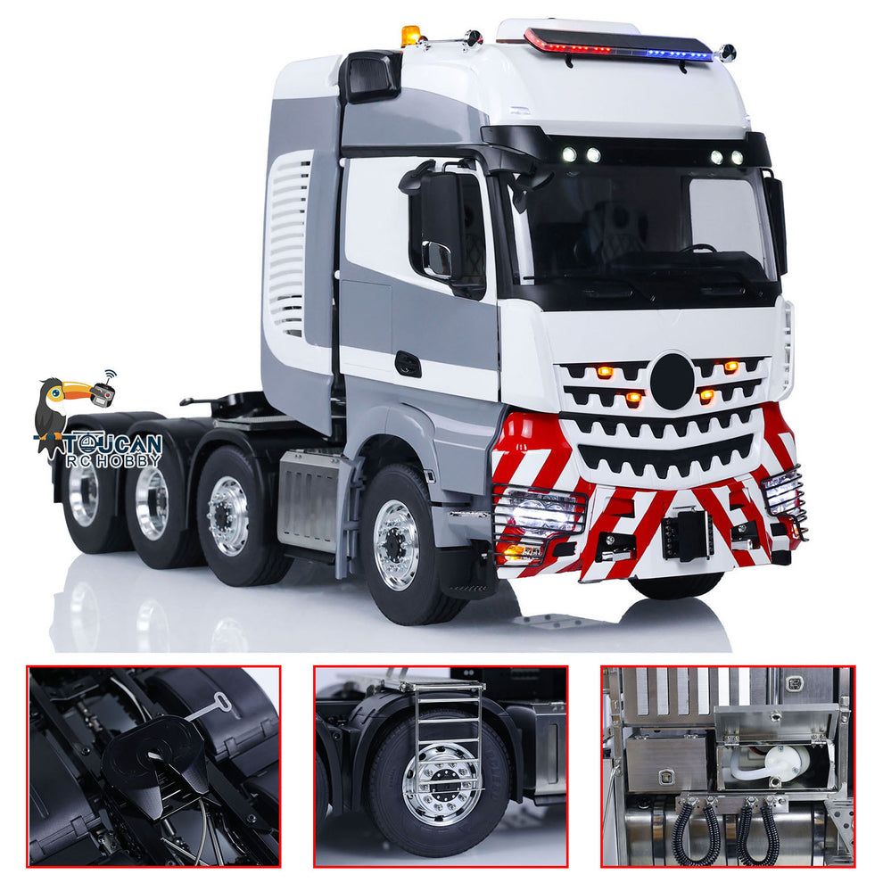 In Stock TOUCAN Metal Chassis 8x8 RC Tractor Truck 1/14 Radio Control ...