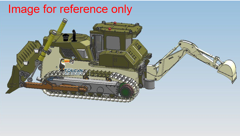 Pre-order New Product RC Hydraulic Bulldozer D155AX RTR Remoted Contro ...