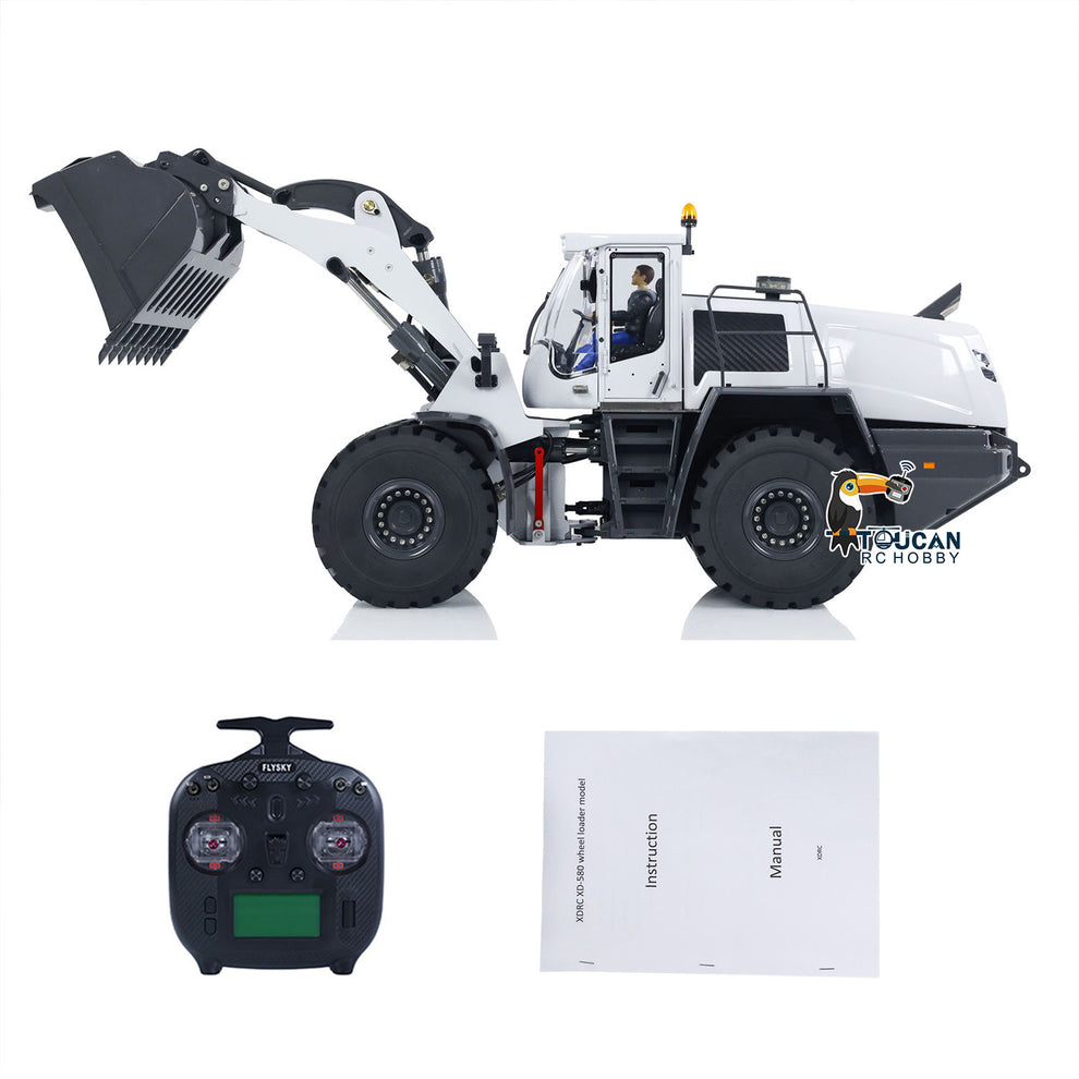XDRC 1/14 Scale Hydraulic RC Loader 580 Radio Control Construction Veh ...