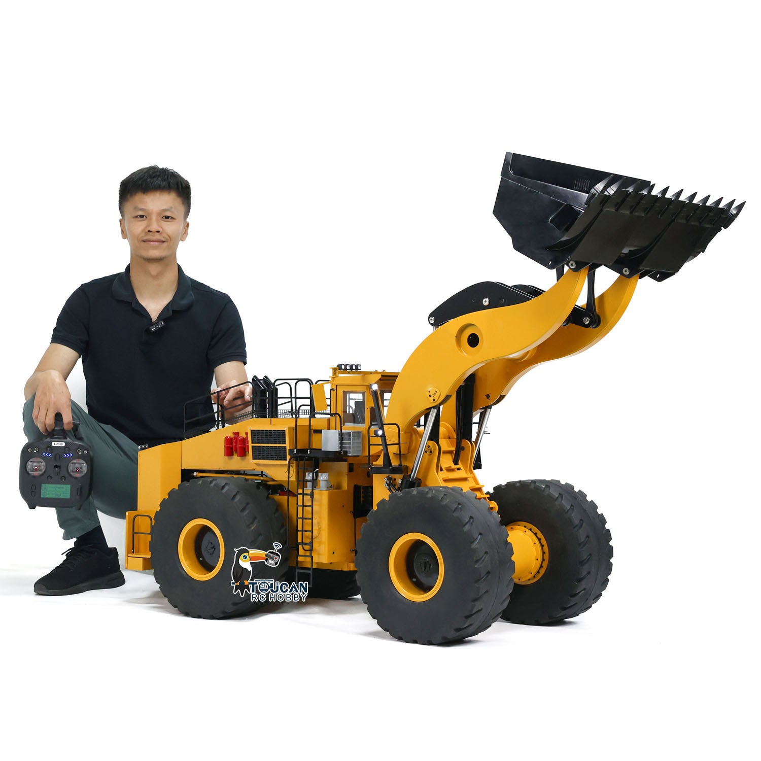 TOUCAN 1/14 Scale L2350 RC Hydraulic Loader Heavy Duty RTR Radio Contr ...