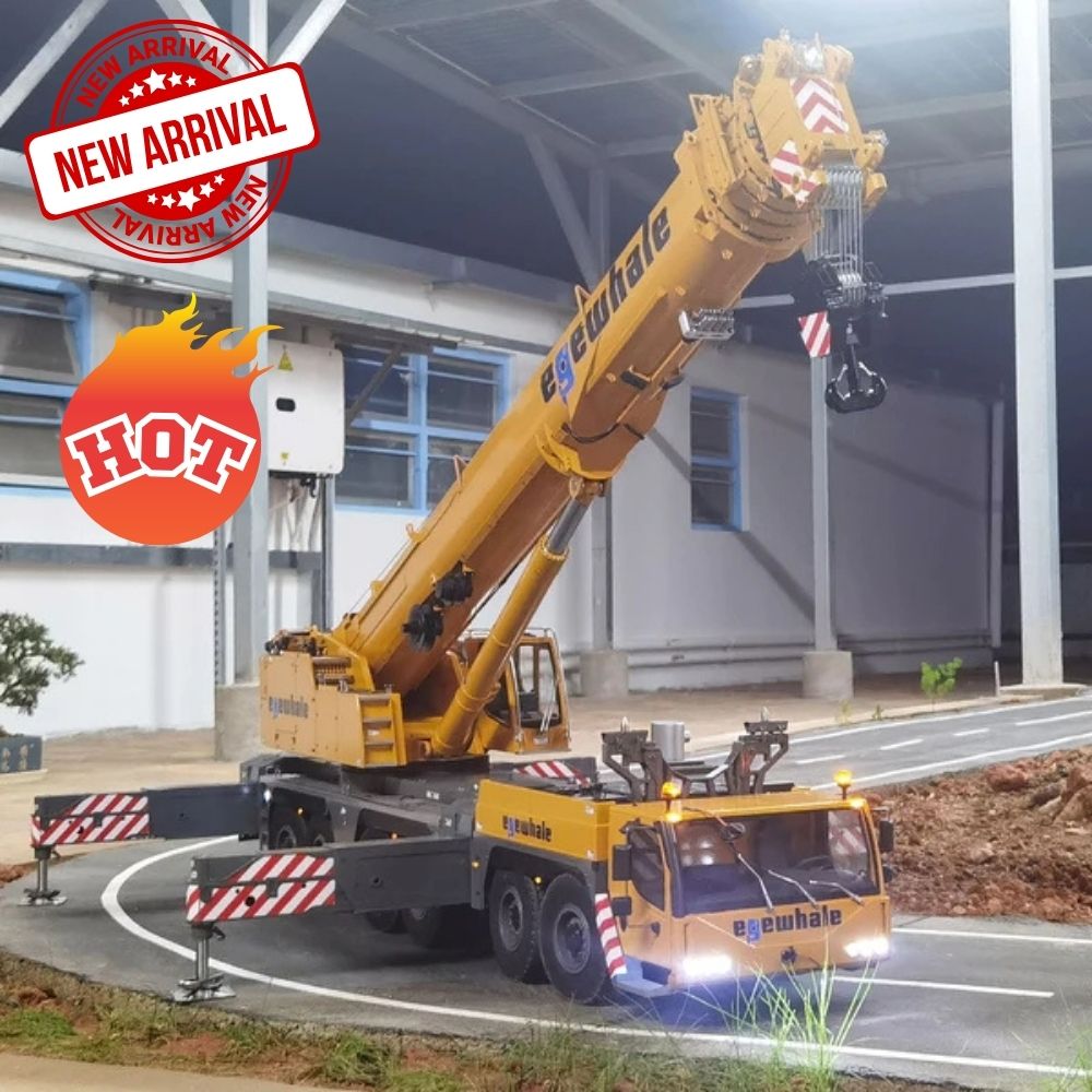 Eyewhale 1/14 6 Axles LTM1350 RC Hydraulic Heavy-duty Remote Control M ...