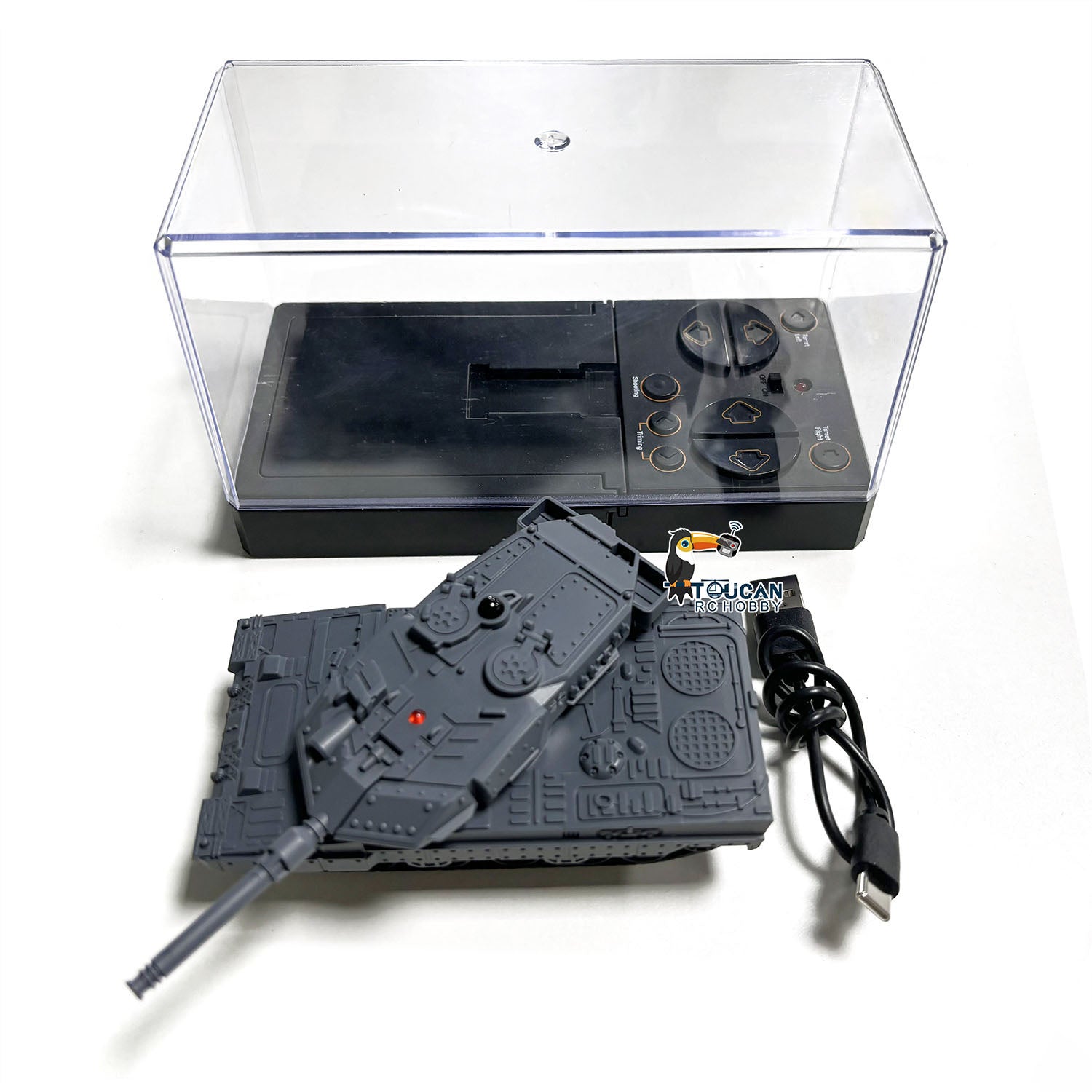Fast Free Shipping RC RTR Mini Tank Remote Control Battle Tank Toy Rot ...