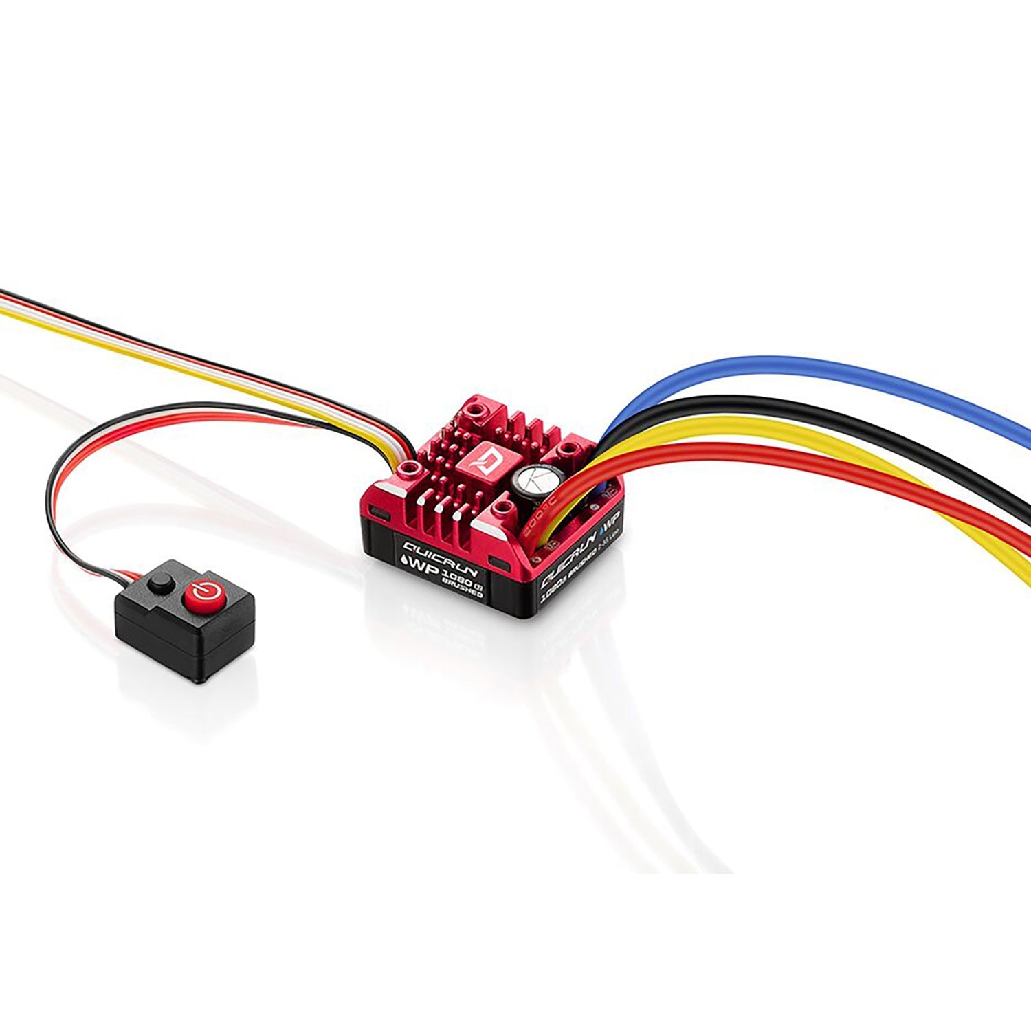 Hobbywing Brushed ESC QuicRun WP 1080 80A G2 Waterproof for 1/10 RC Cr ...