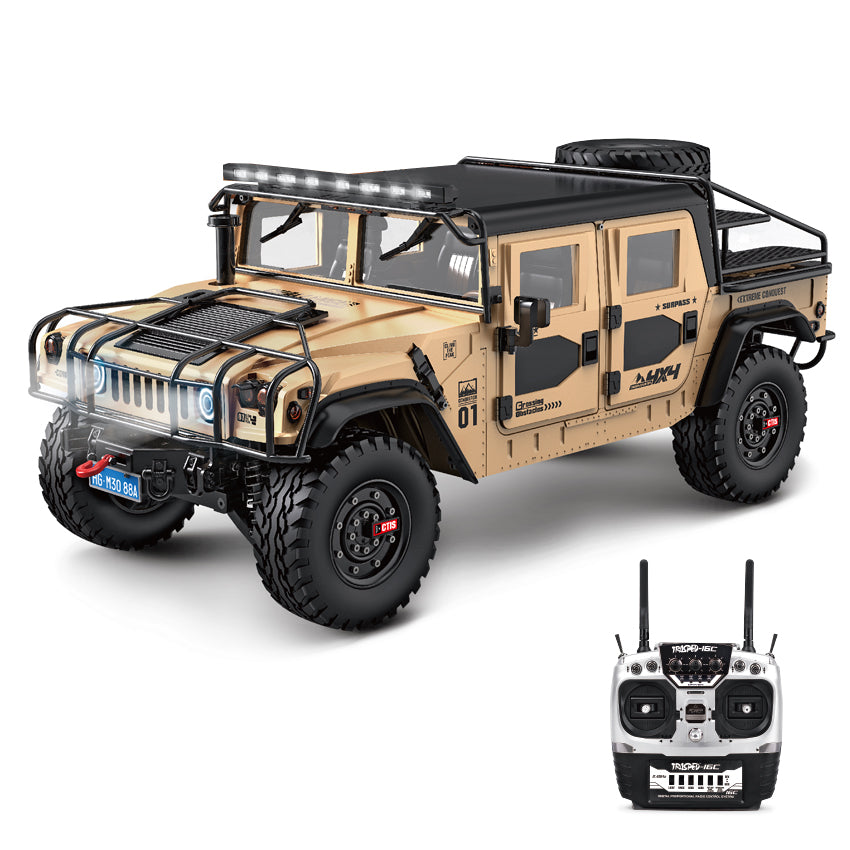 HG 1/10 P415A RC Off-road Vehicle for 4x4 Hummera Pick-up Crawler Car ...